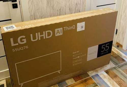 Телевизор LG 55UQ76003LD новый