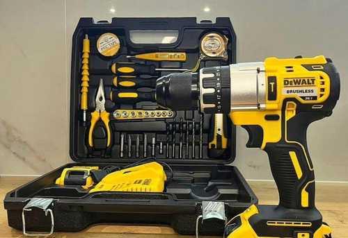 Шуруповерт Dewalt 36v ударный + инструменты