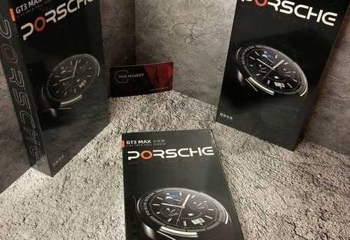 Часы Smart Watch GT3 MAX porsche black, silver