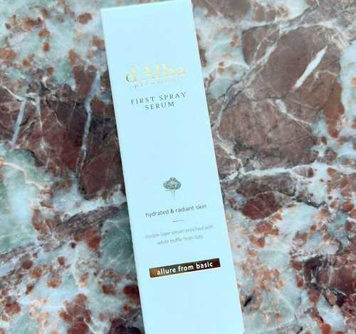 Спрей - свворотка d'Alba First spray serum