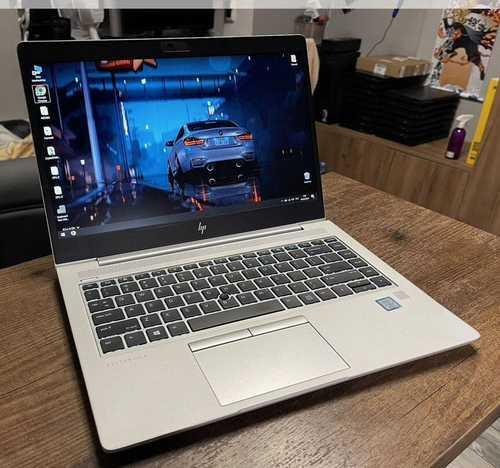 Мощнейший HP EliteBook i7-8650U/16 гб/SSD 256/FHD