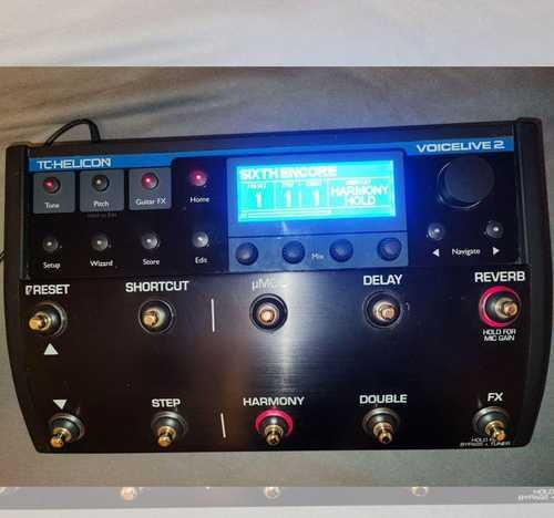 Вокальный процессор tc helicon voicelive 2