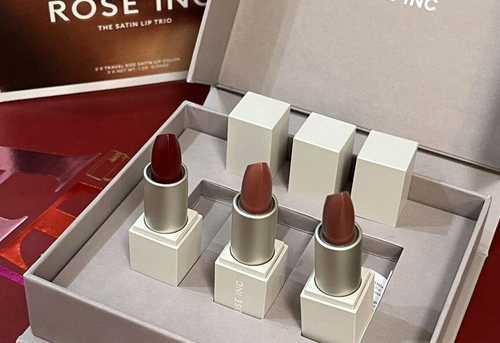 Набор Rose inc The Satin Lip Trio