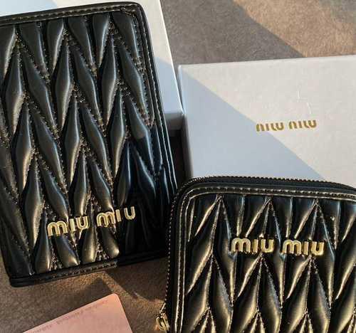 Обложка на паспорт и кошелёк Miu Miu