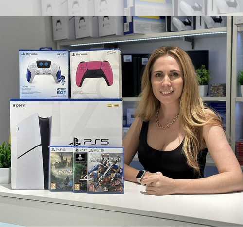 Sony playstation 5 slim с дисководом