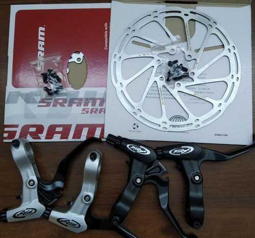 Sram Avid, роторы и тормозные ручки