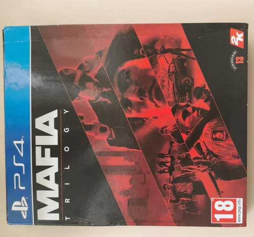 Mafia trilogy диск на ps4