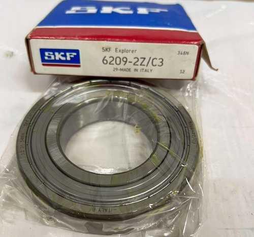 Подшипник 6209-2Z, 6209 ZZ, 45х85х19, SKF, (1 шт.)