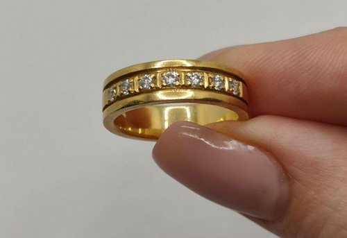 Золотое кольцо 750 пробы 16,5р