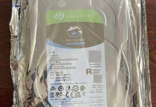 Жесткий диск HDD seagate skyhawk 4tb