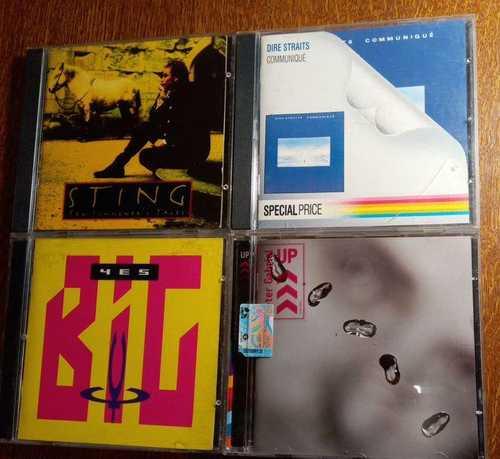 CD фирменные: Dire Straits, Peter Gabriel, Sting