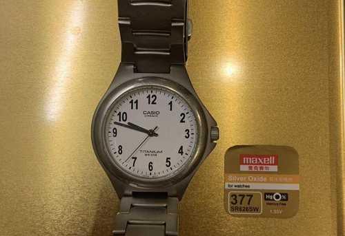 Часы мужские casio titanium