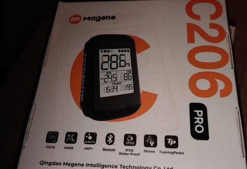 Беспроводной велокомпьютер GPS magene c206 pro