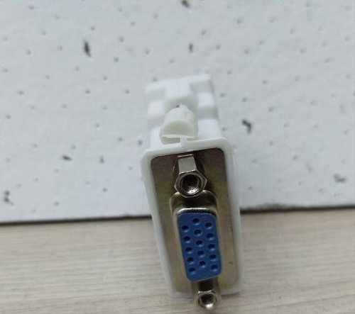 Переходник DVI-VGA H09 (24+1) white