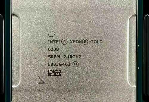 Xeon Gold 6238 22 ядра 2.1-3.7Ghz 30mb 140w