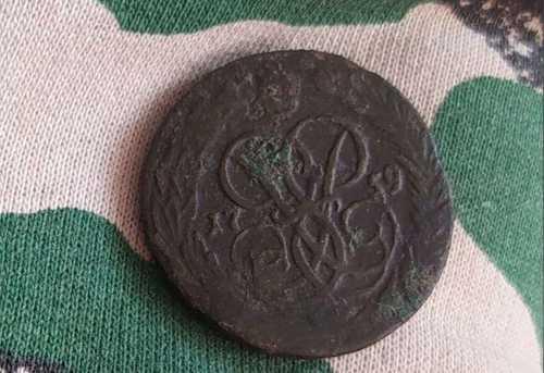 2 копейки 1759 года Царская монета