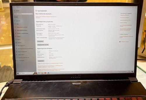 Игровой ноутбук MSI i7 10750H RTX 3050 TI