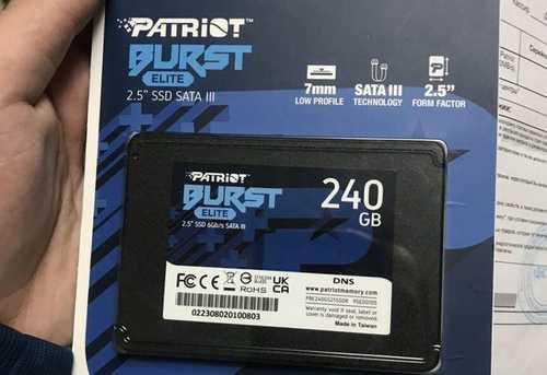 CCD диск patriot burst Elite 240 gb (новый)