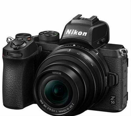 Nikon Z 50 kit 16-50mm f/4.5-6.3 VR рст новый