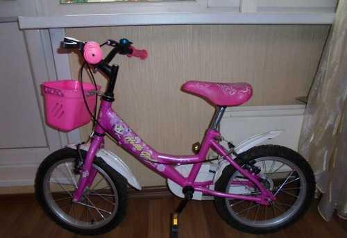Детский велосипед для девочки 4 - 7 лет