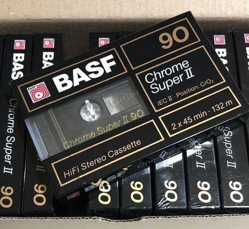 Аудиокассеты Basf Chrome Super ll 90 10 штук