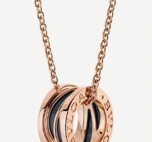 Золотое колье с керамикой Bvlgari B.Zero1