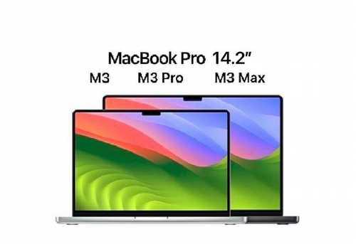 MacBook Pro 14 (2023), 512 ГБ, M3 Pro (11 ядер), RAM 18 ГБ, GPU 14-core
