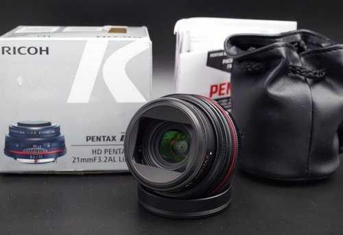 Объектив HD Pentax DA 21 мм F3.2 AL Limited