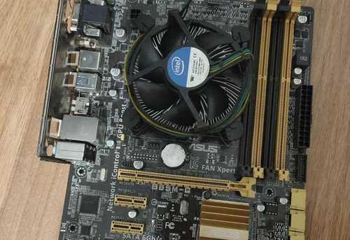 Комплект Asus B85m-g +pentium.g 3250+ кулер