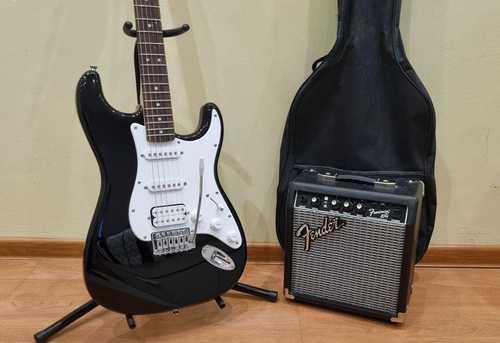 Комплект Fender Bullet: Электрогитара с Комбиком