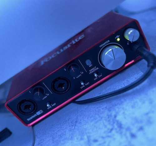 Звуковая карта focusrite scarlett 2i2 2gen