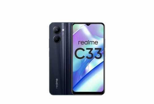 Смартфон Realme C33, 4.64 гб, черный