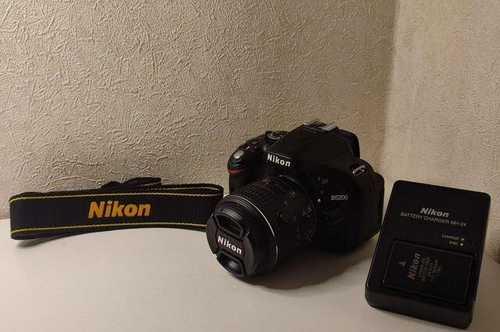 Nikon D5200 с объективом (пробег 3тыс) Идеал