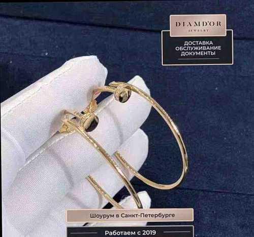 Cartier серьги Juste Un Clou 0.179ct