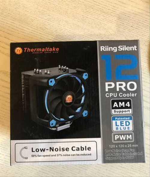 Продаю кулер Thermaltake Riing Silent 12 Pro Blue