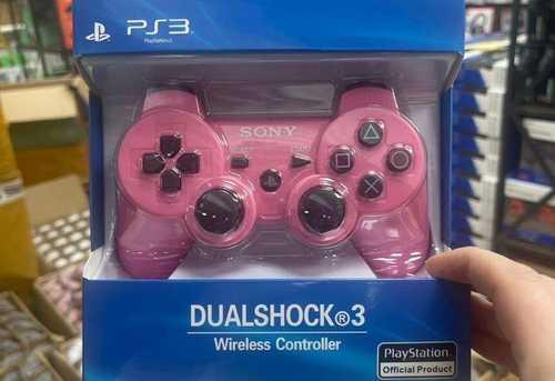Джойстик sony PS3 оптом розовый