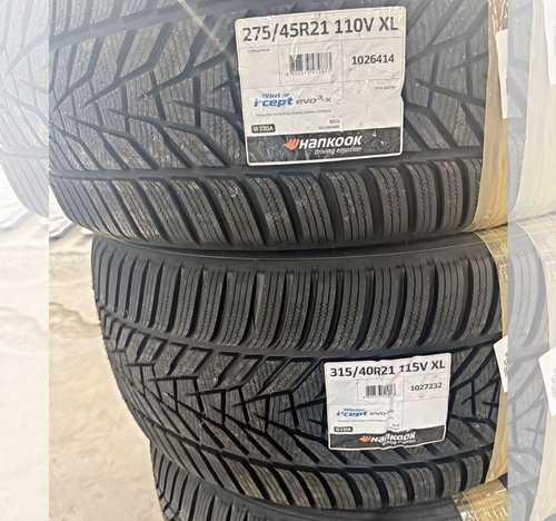 Hankook Winter I'Cept Evo 3 W330A 275/45 R21 и 315/40 R21 112V