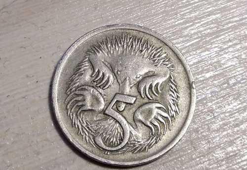5 центов 1972 б/у Австралия