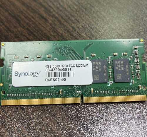 Оперативная память ddr4 4gb Synology