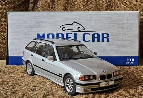 Bmw e36 3rd touring 1995 silver 1:18