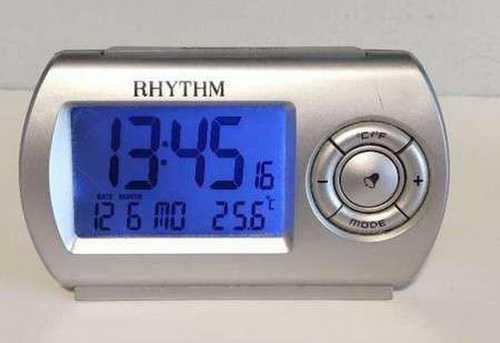 Настольные часы с будильником Rhythm