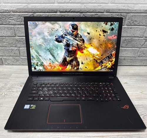 17,3" Игровой asus ROG IPS i7/4Гб видео/подсветка