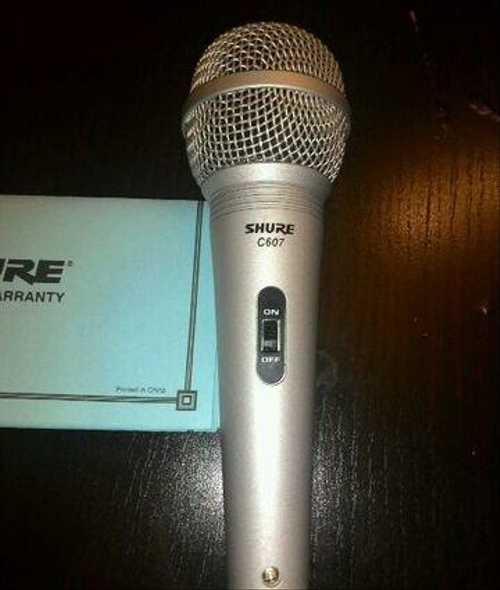 Микрофон Shure c-607