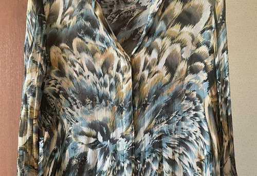 Massimo dutti блузка 44 шелк