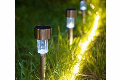 Садовый светильник Столбик солнечная батарея