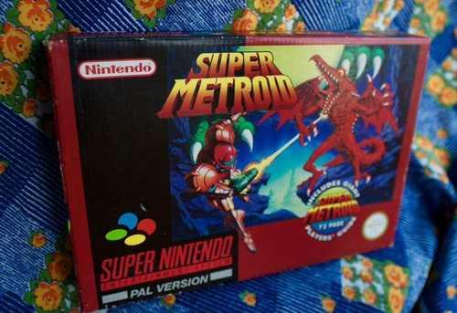 Super Metroid PAL-version (б/у комплект в коробке)