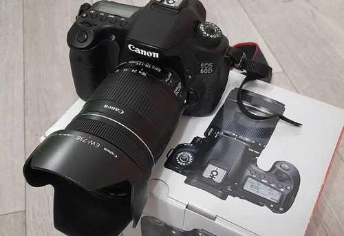 Зеркальный фотоаппарат canon 60d kit efs 18-135