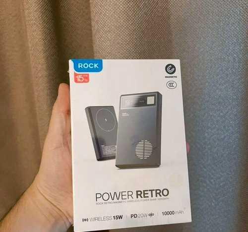 Powerbank Rock 10000mAh Magnetic / новый