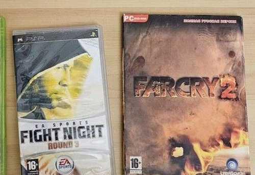 Fight night round 3 PSP и farcry 2 PC DVD-ROM