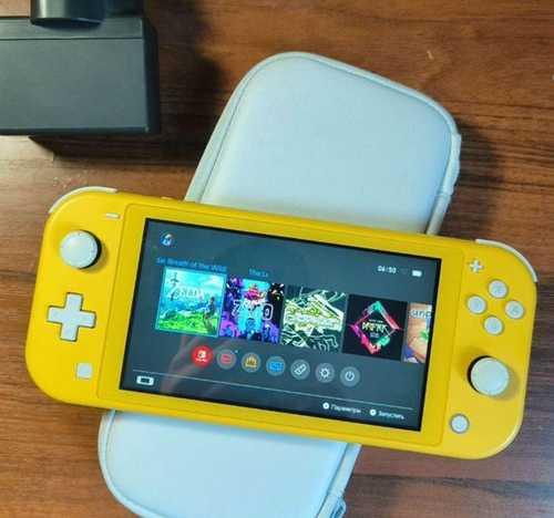 Nintendo switch lite прошитая 128 гб